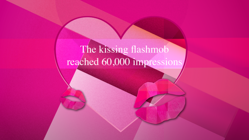 Anthon Berg - Kissing Flashmob - InBold